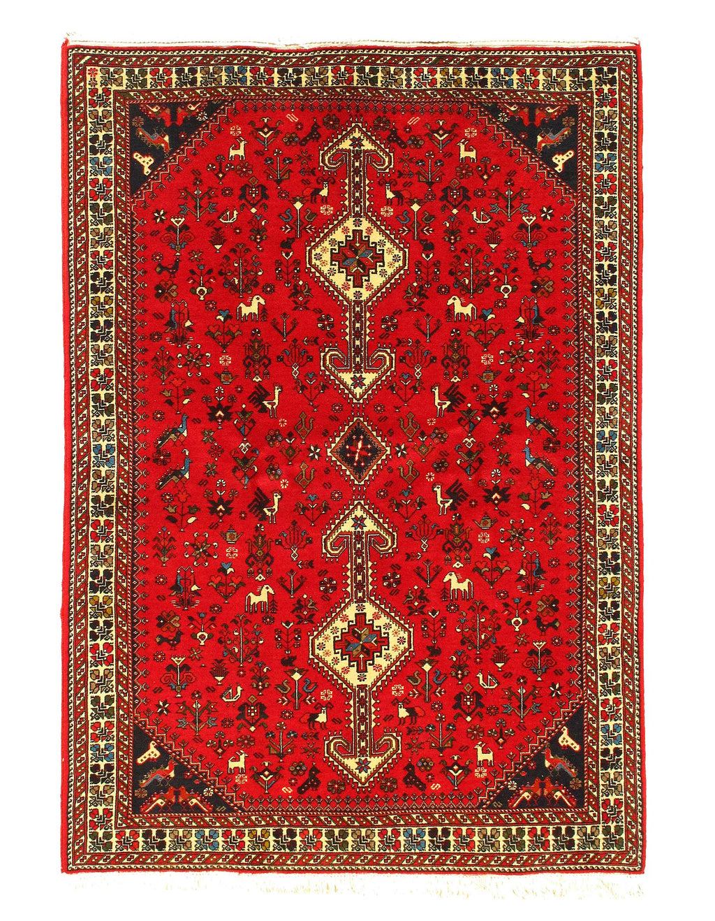 Genuine Persian Abadeh Rug 4'7" x 6'9" – Alexandria Fine Rugs